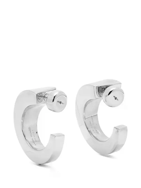 Amina Muaddi Block Earrings