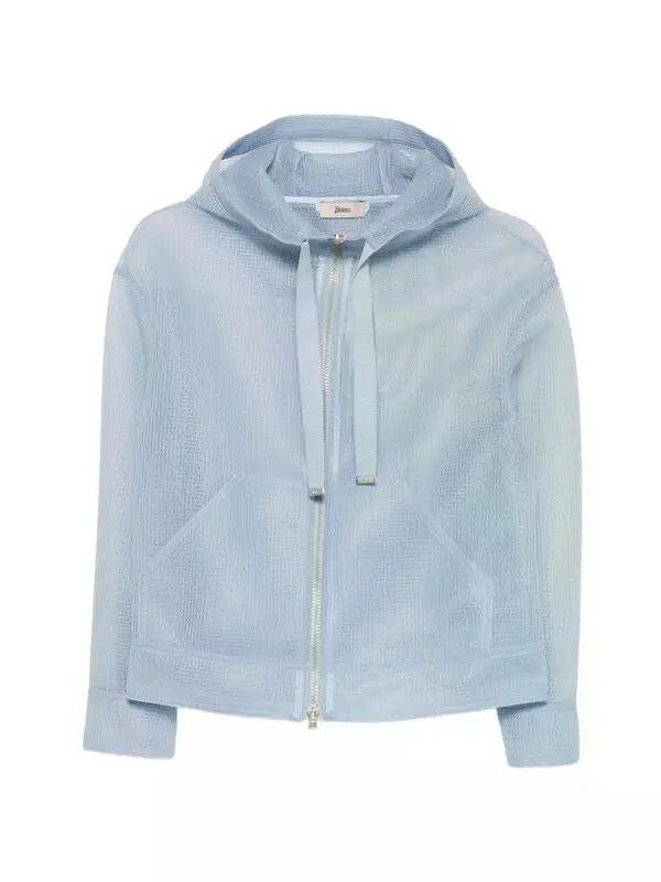 Herno Semi-sheer Hooded Jacket
