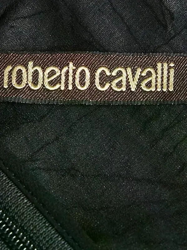 Roberto Cavalli Print Beaded Dress
