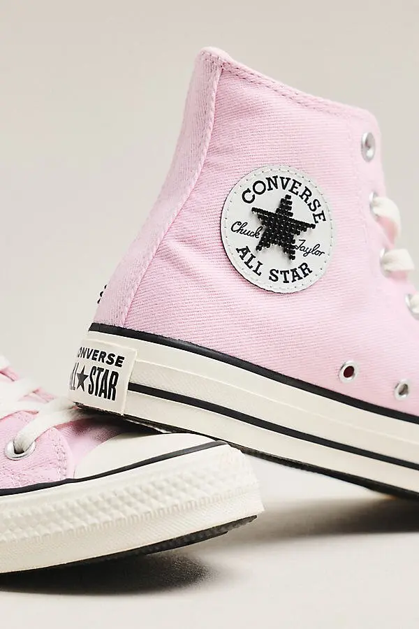 CONVERSE Chuck Taylor All Star Beaded High Top Sneakers - Pink