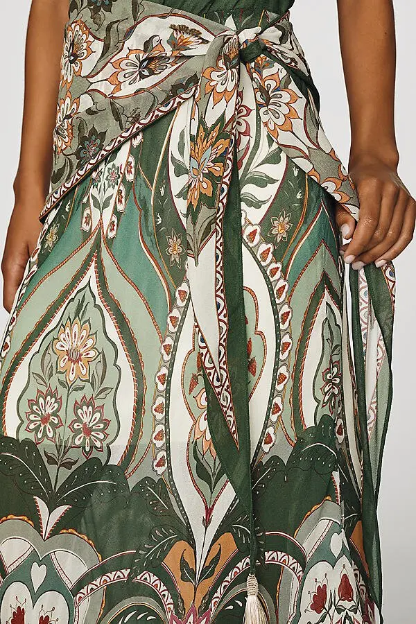 Farm Rio X Fit-and-flare Maxi Dress