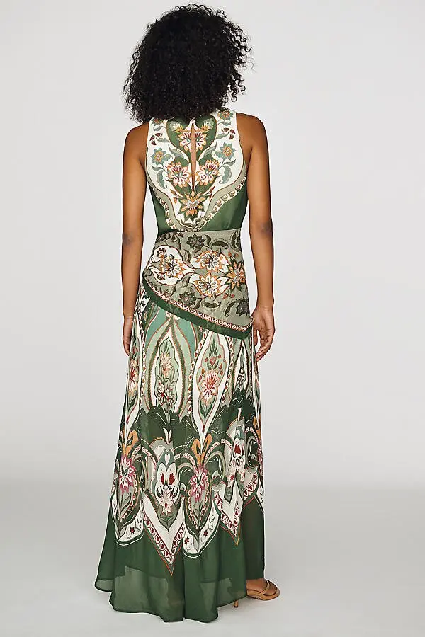Farm Rio X Fit-and-flare Maxi Dress