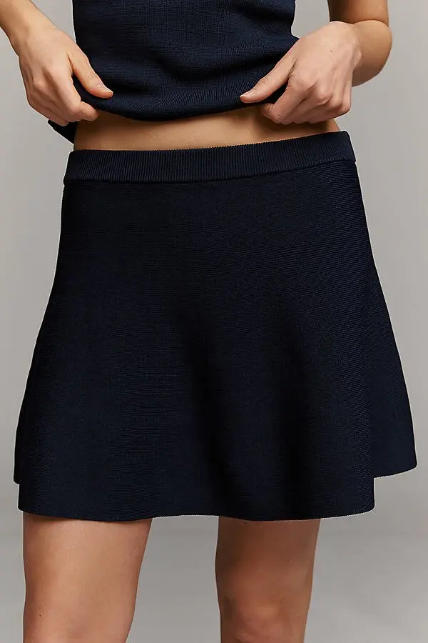 Maeve A-line Mini Sweater Skirt