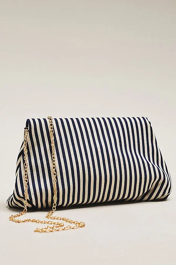 SHIRALEAH Nautical Clutch - Navy