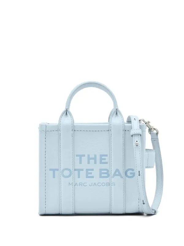 Marc Jacobs Leather Crossbody Tote Bag - Cloud Blue
