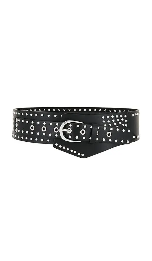 PETIT MOMENTS Studded Belt - Black