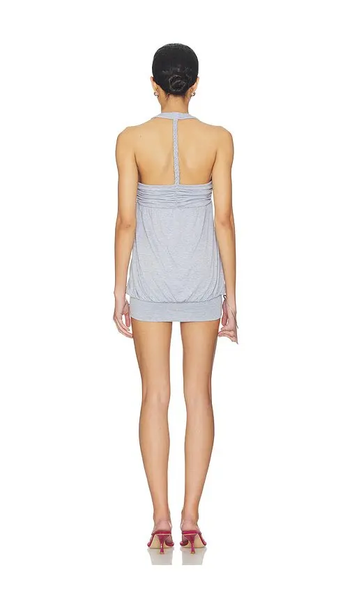NIIHAI Halterneck Ruched Bust Dress
