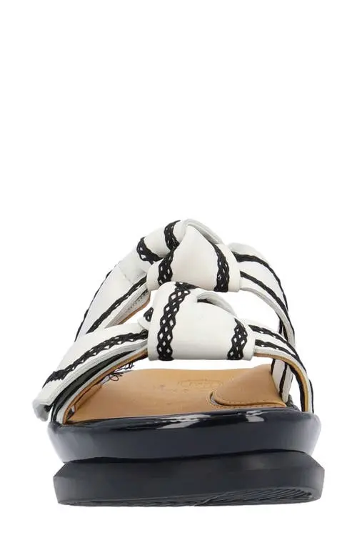 L'AMOUR DES PIEDS Voleta Two-strap Sandal - White