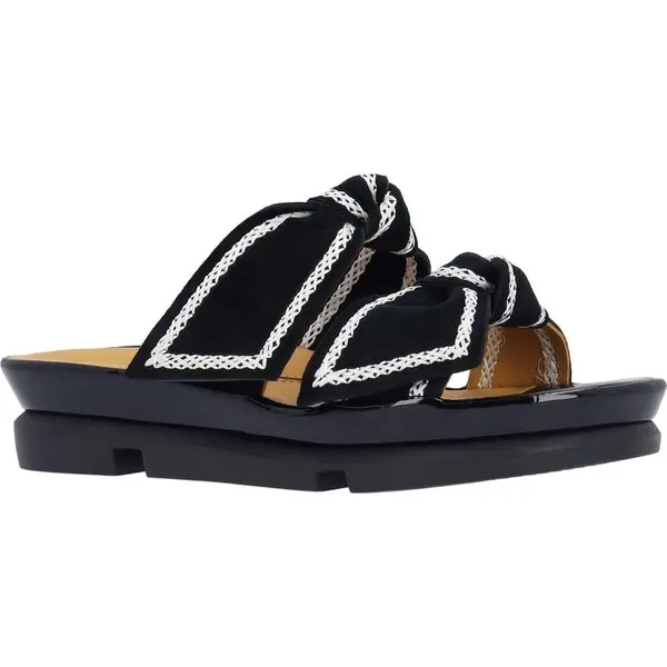 L'AMOUR DES PIEDS Voleta Two-strap Sandal - Black