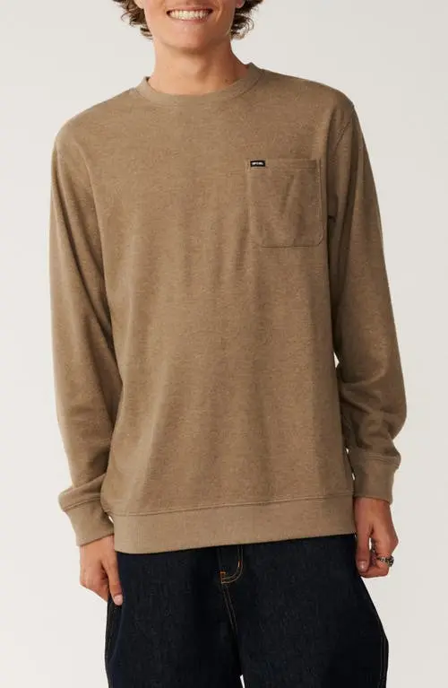 Rip Curl Grid Crewneck Pocket Sweatshirt