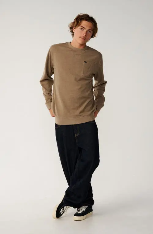 Rip Curl Grid Crewneck Pocket Sweatshirt