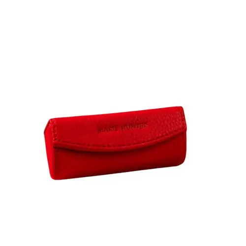 MARIE HUNTER Leather Lipstick Case - Rouge Brique