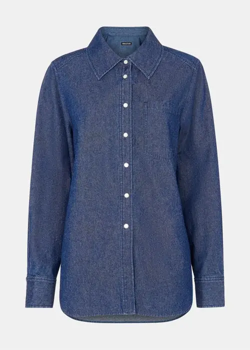 Whistles Pocket Detail Cotton Shirt