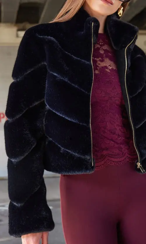 Generation Love Brianna Faux Fur Jacket