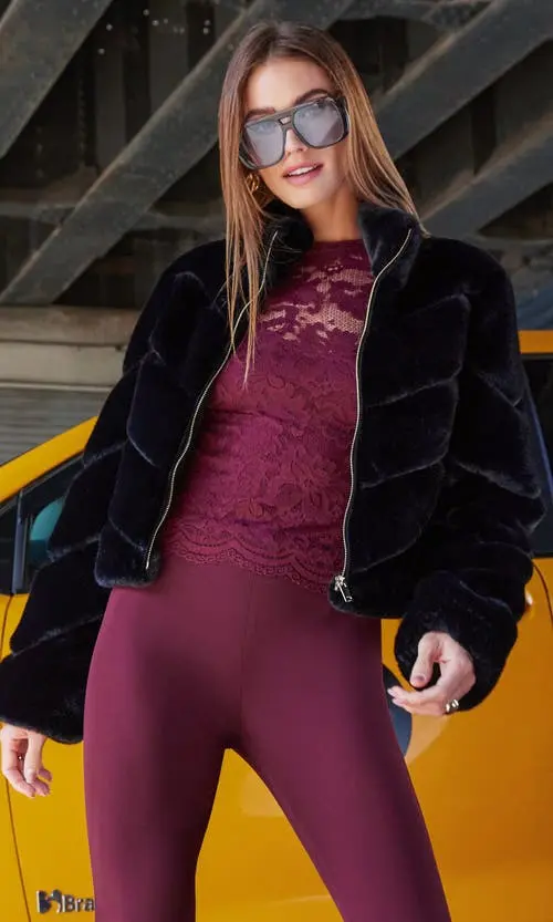 Generation Love Brianna Faux Fur Jacket