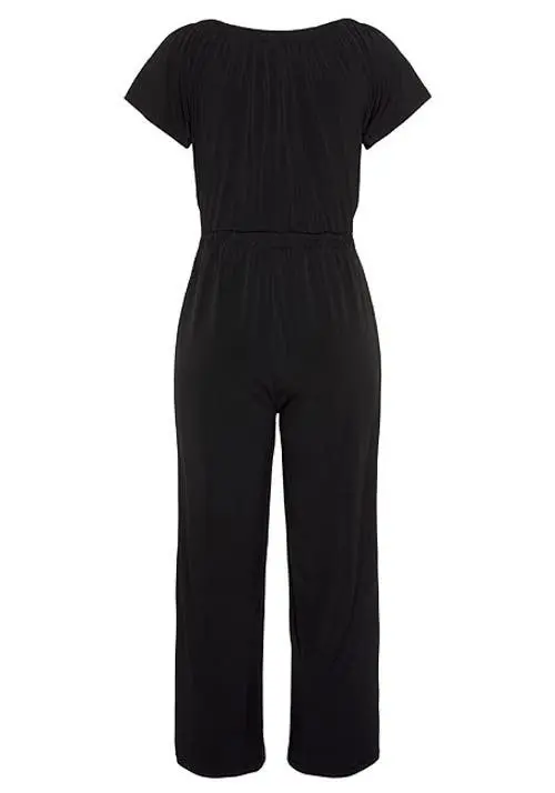 LASCANA Button Detail Culotte Jumpsuit