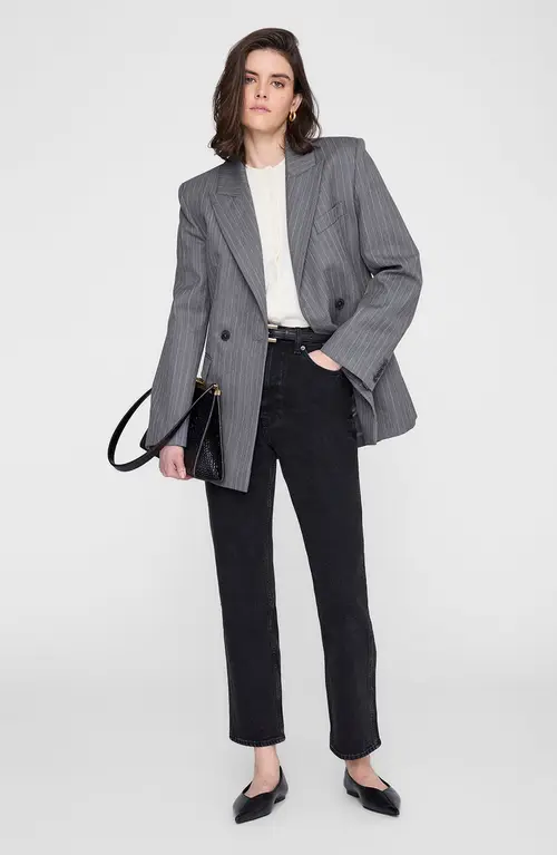 ANINE BING Gracie Cashmere Cardigan - Cream
