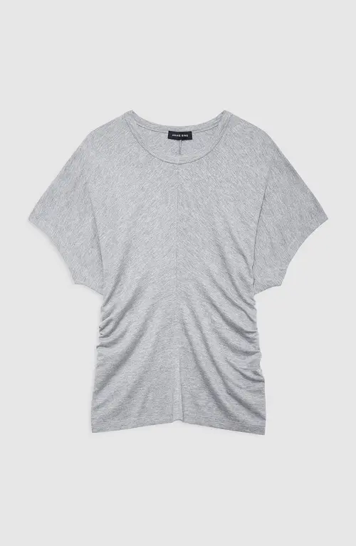 ANINE BING Zadig Tee - Grey Melange