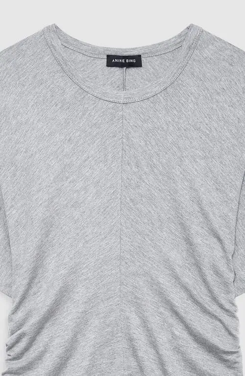 ANINE BING Zadig Tee - Grey Melange