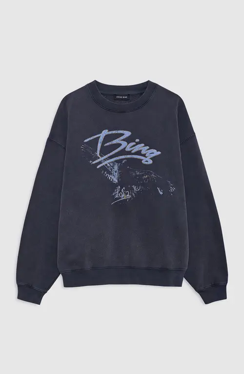 ANINE BING Spencer Eagle Graphic Sweatshirt