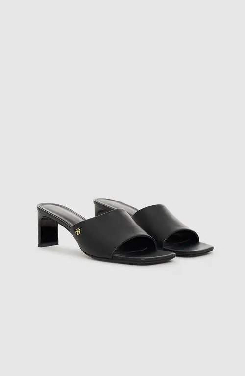 ANINE BING Jayden Mule Sandals - Black