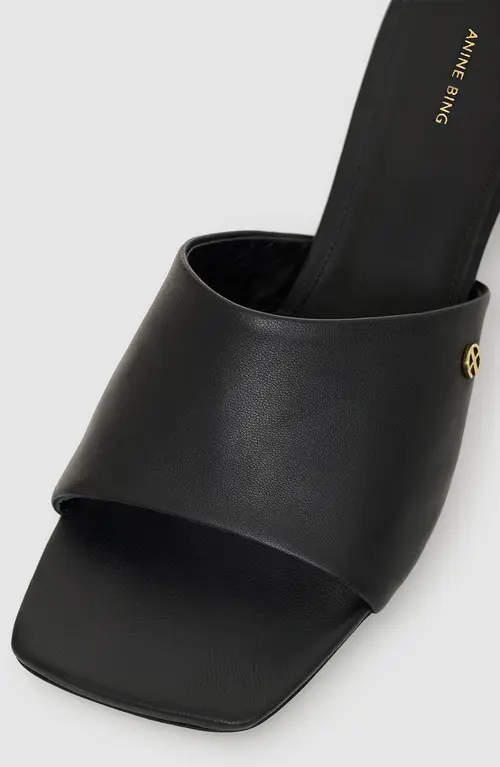 ANINE BING Jayden Mule Sandals - Black