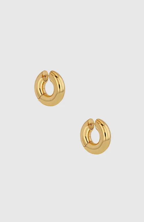 ANINE BING Bold Link Hoop Earrings