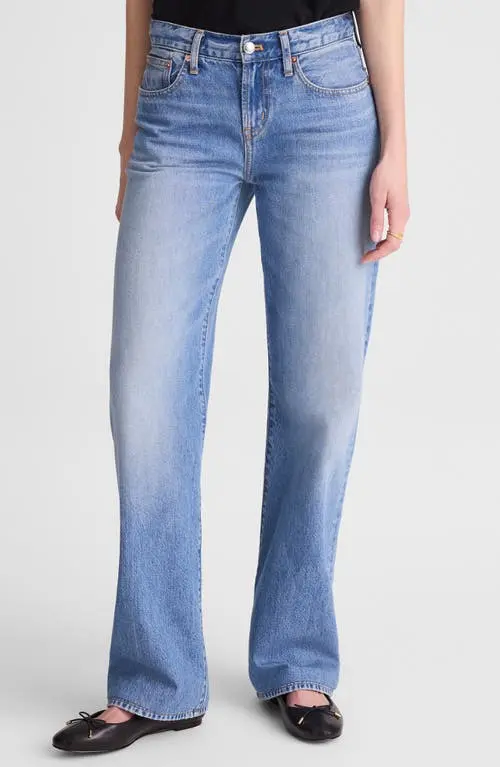 Madewell Low Rise Loose Jeans - Midvale Wash