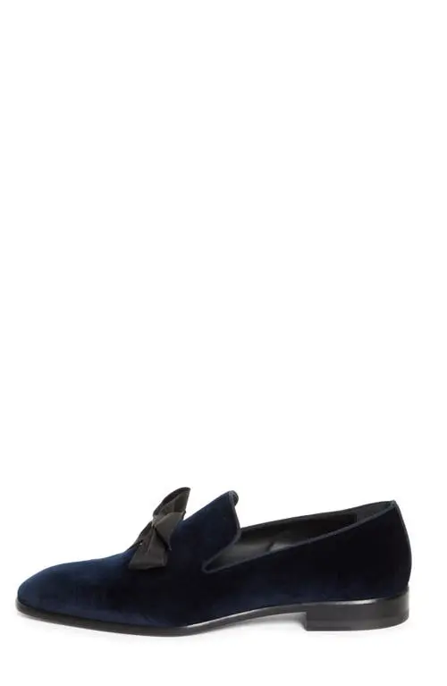 CHRISTIAN LOUBOUTIN Bow Loafer - Last Night/black