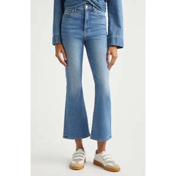 Veronica Beard Carson High-waist Kick Flare Jeans