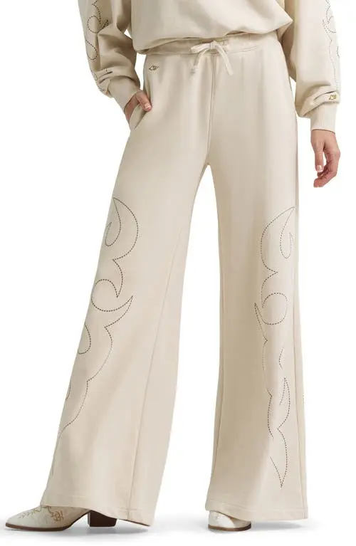 Wrangler X Lainey Wilson Western Graphic Wide Leg Sweatpants