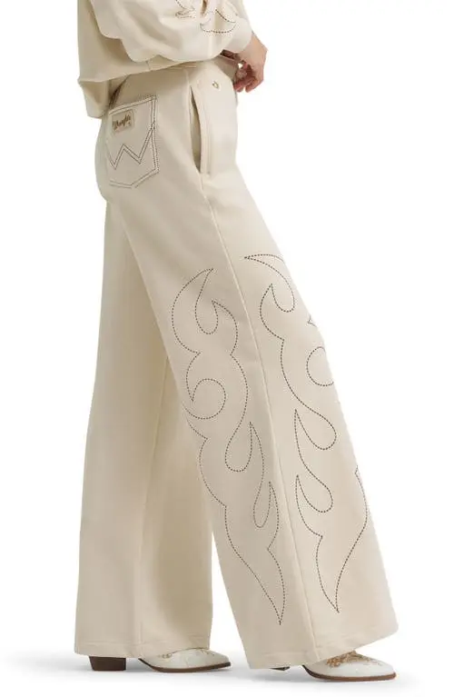 Wrangler X Lainey Wilson Western Graphic Wide Leg Sweatpants