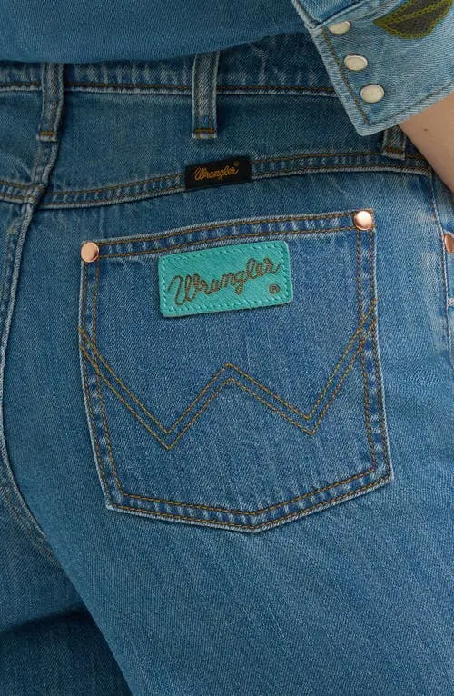 Wrangler X Lainey Wilson Embroidered Wide-leg Jeans