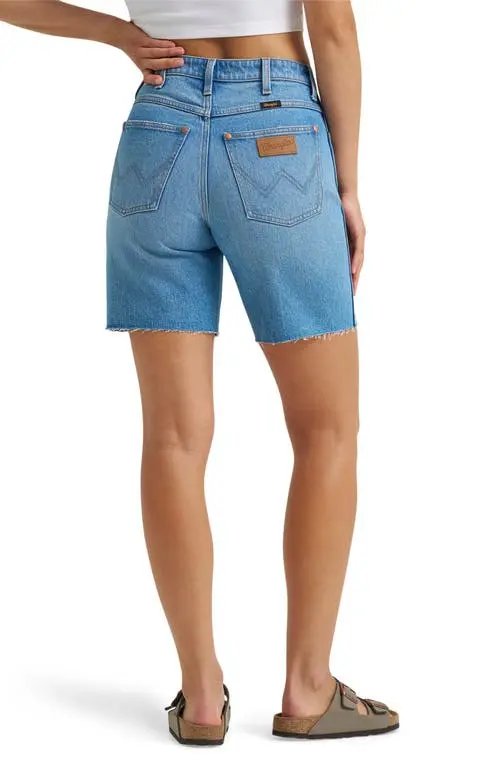 Wrangler Cowboy Cutoff Denim Longline Shorts