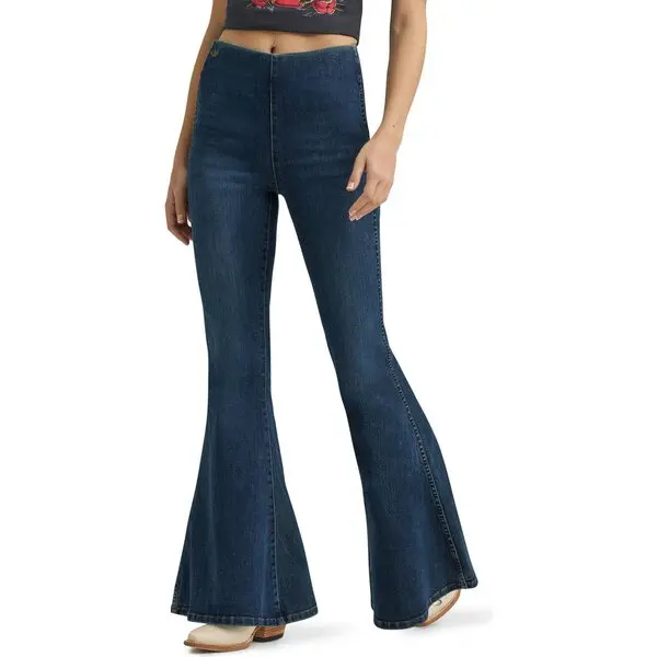 Wrangler Flare Leg Jeans - Dark