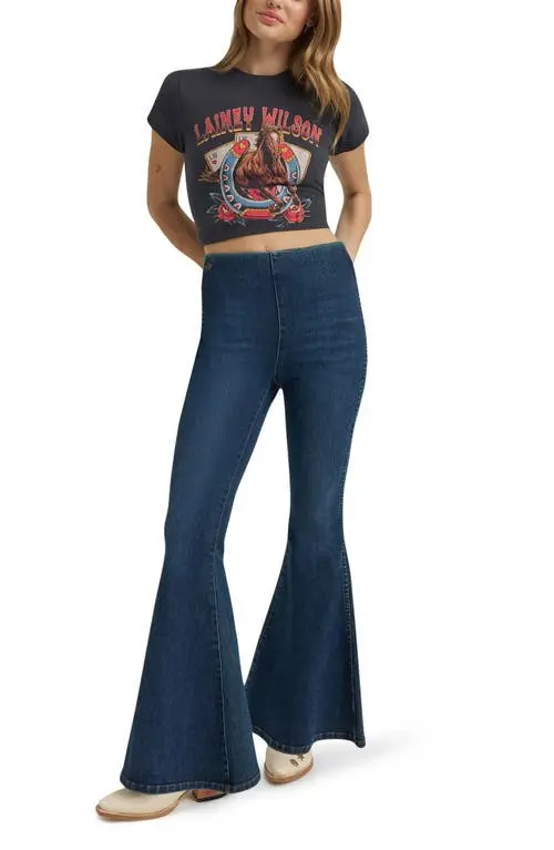 Wrangler Flare Leg Jeans - Dark