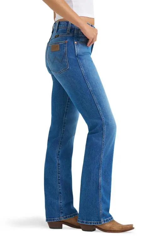 Wrangler Wrancher Bootcut Jeans - Caviar