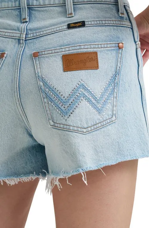 Wrangler High Waist Denim Cutoff Shorts - Mara
