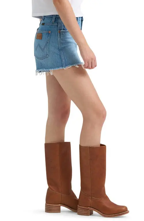 Wrangler High Waisted Denim Cutoff Shorts