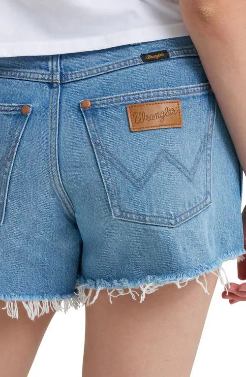 Wrangler High Waisted Denim Cutoff Shorts