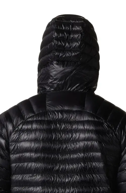 Mountain Hardwear Ghost Whisperer Hooded Packable 1000 Fill Power Down Puffer Jacket - Black
