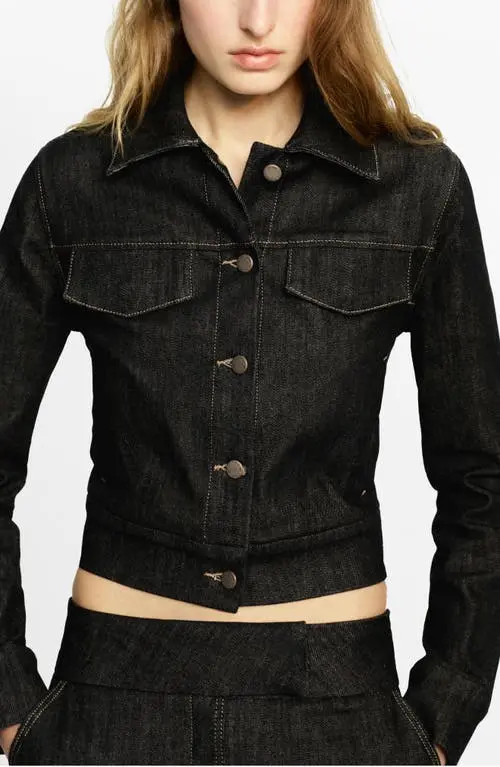 Mango Fitted Denim Jacket