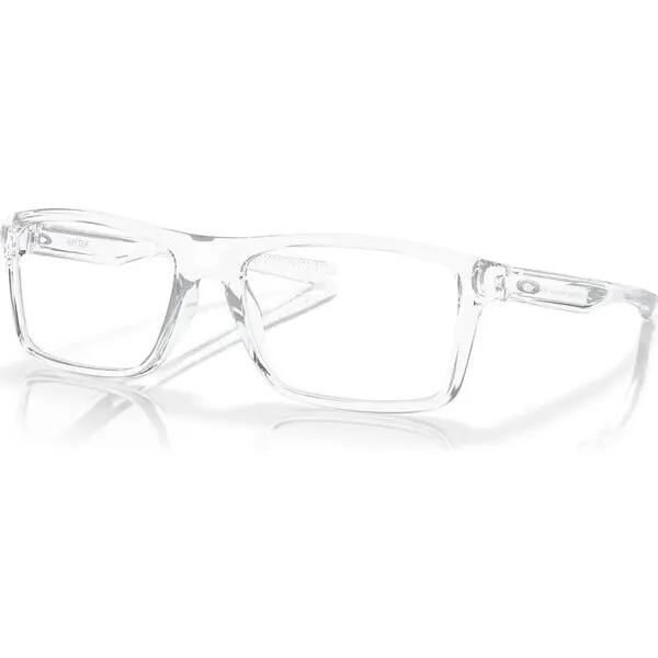 Oakley 59mm Rectangle Eyeglasses - Transparent
