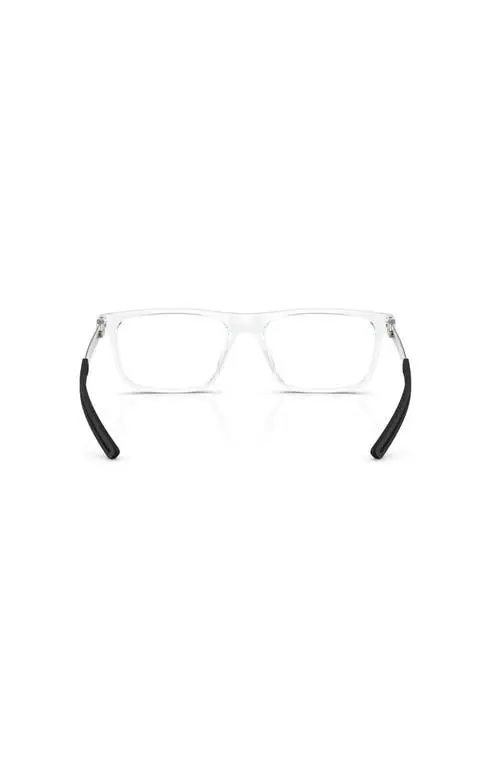 SCUDERIA FERRARI 57mm Rectangle Optical Glasses - White