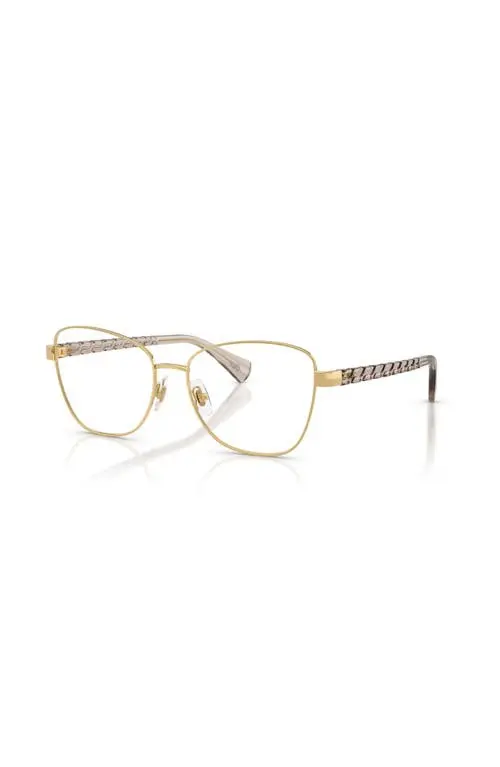 Ralph Lauren 55mm Irregular Full Rim Eyeglasses - Gold