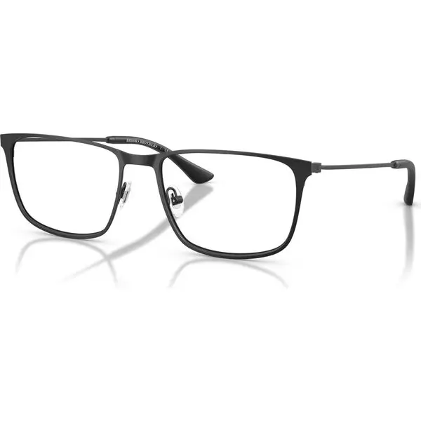 Brooks Brothers 59mm Rectangle Optical Glasses - Black