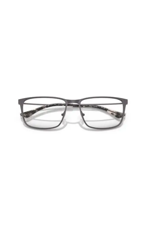 Brooks Brothers Rectangle Full Rim Optical Glasses - Grey