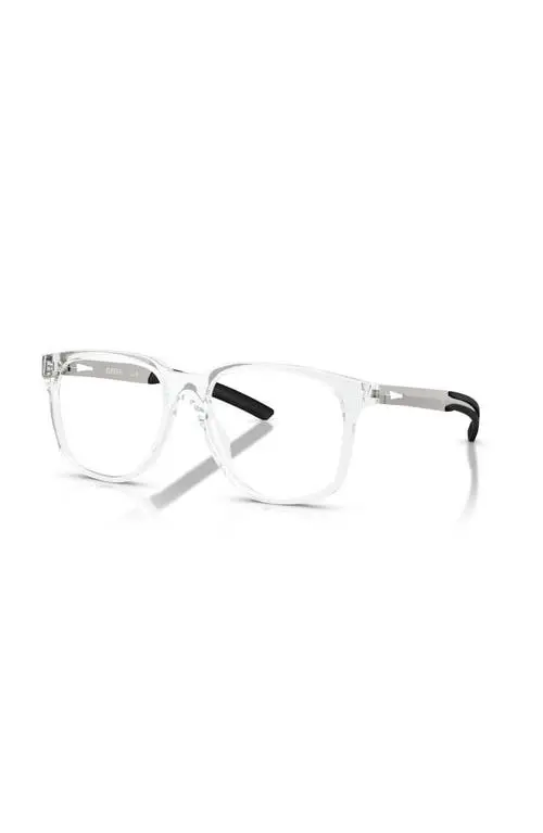 SCUDERIA FERRARI 53mm Rectangle Optical Glasses - White