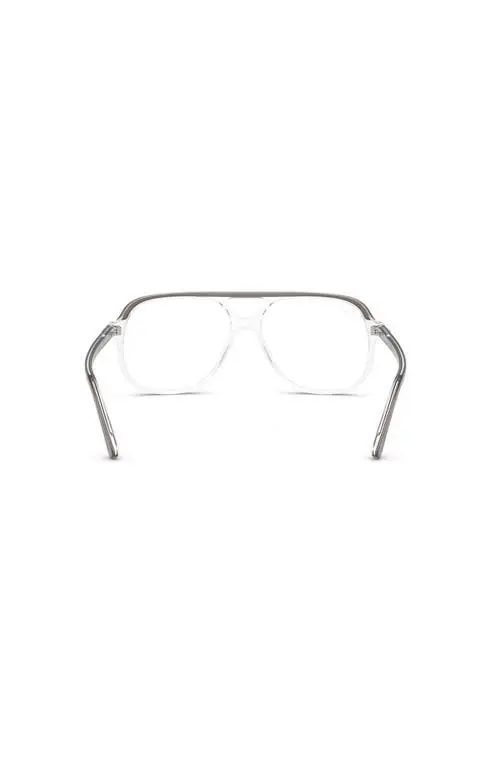 Ray-ban 56mm Square Eyeglasses - Grey