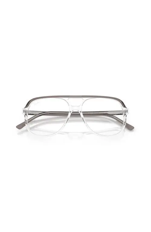 Ray-ban 56mm Square Eyeglasses - Grey